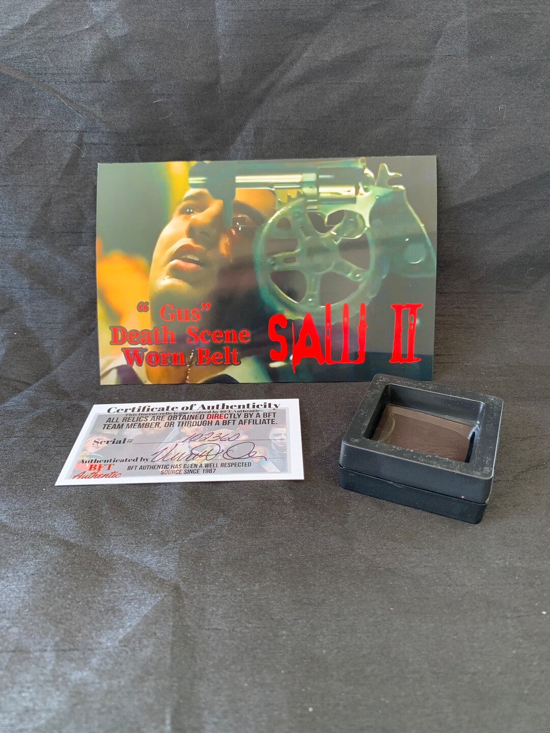 Saw 2 “gus” Screen Worn Belt Original Movie Prop Jigsaw - Etsy