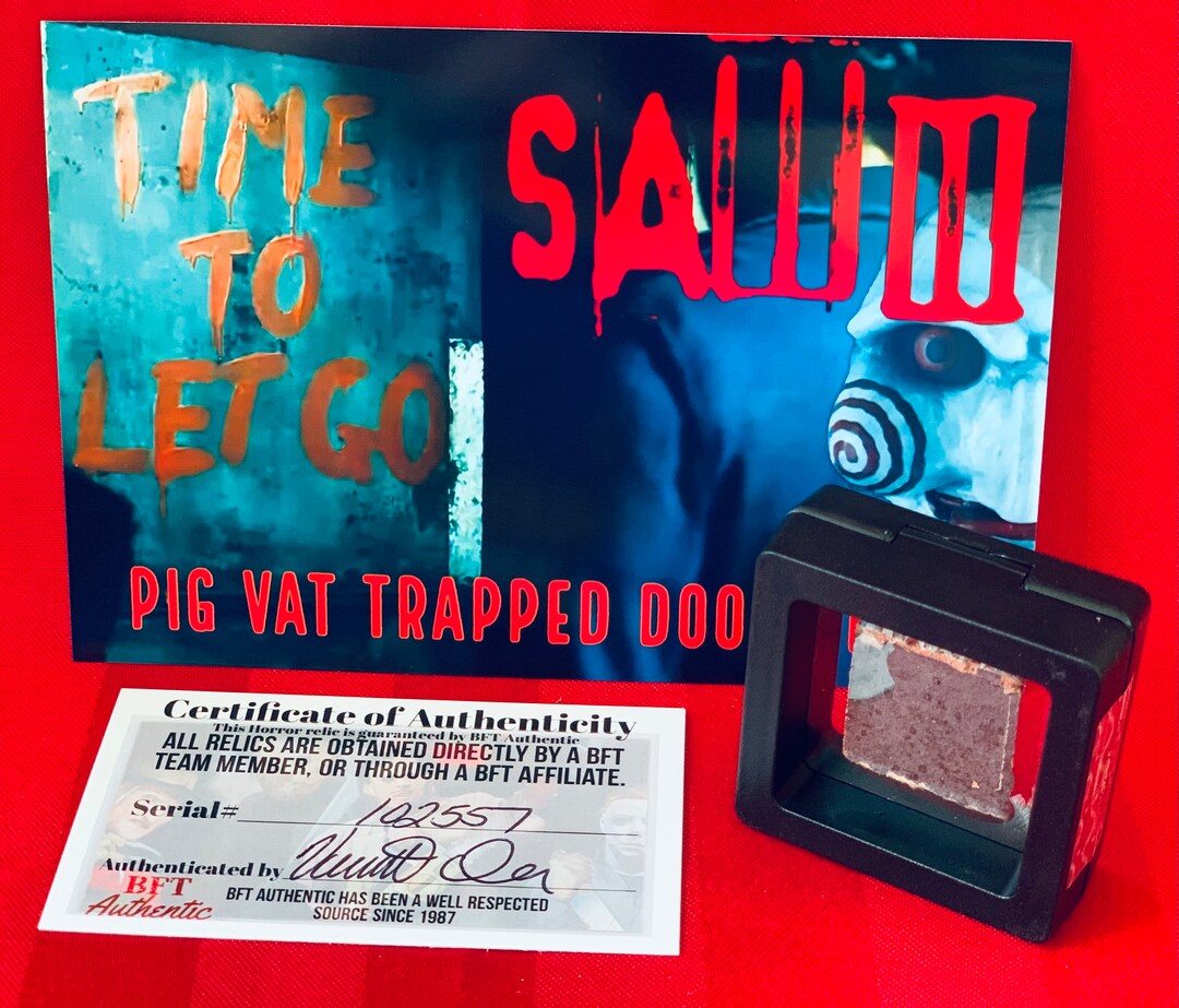 Saw 3 Pig Vat Screen Used Door Relic Original Movie Prop Jigsaw - Etsy
