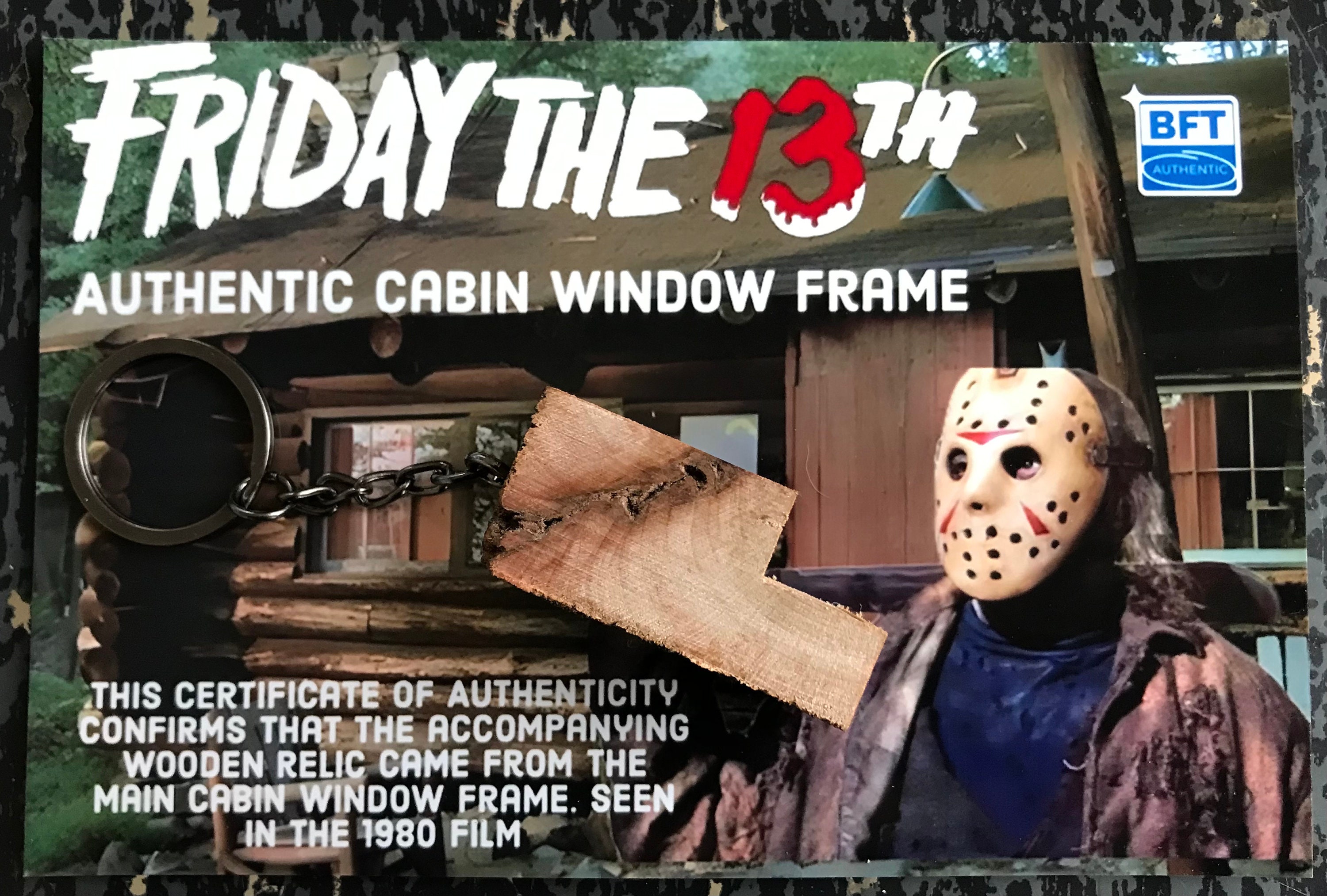 Friday the 13th Main Cabin Window Relic Jason Vorhees Horror Movie Prop ...