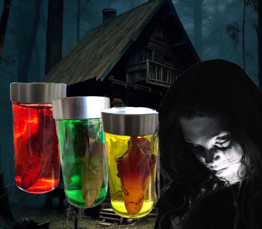 Severed Finger in a Jar Horror Prop - Etsy