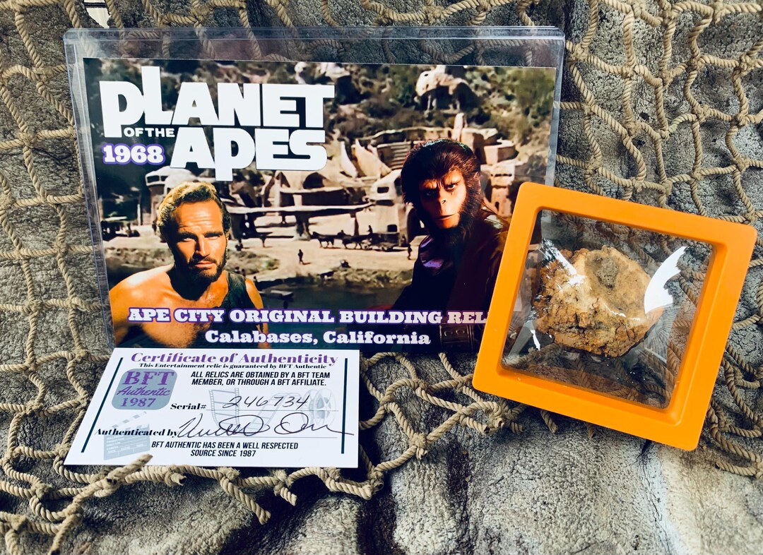 Planet of the Apes 1968 “ape City” Authentic Building Relic Piece - Etsy