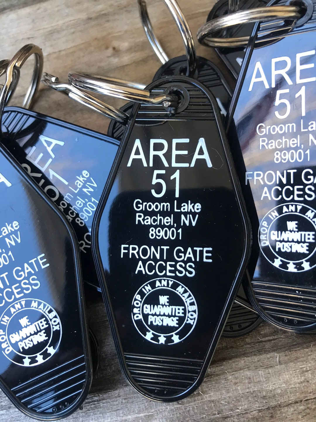 AREA 51 UFO Vintage Style Motel Key Fob Keychain - Etsy