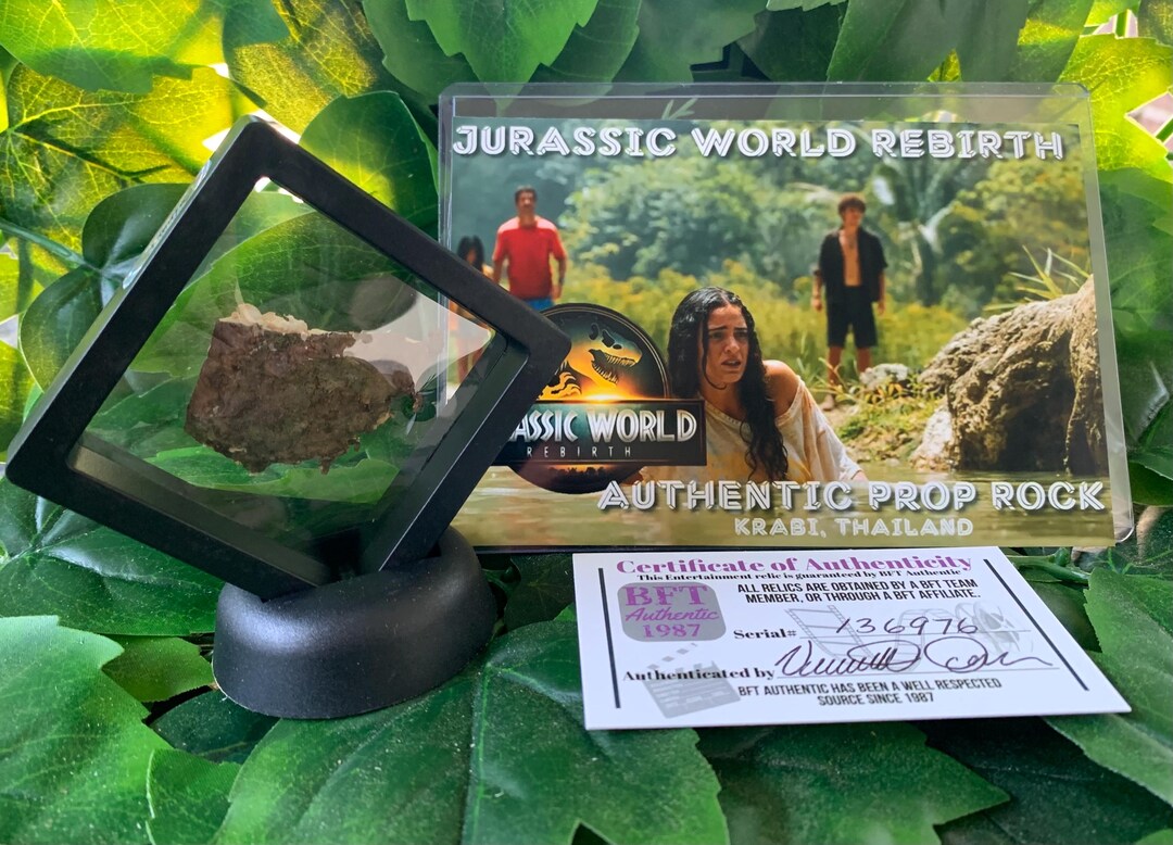 Jurassic World Rebirth Filming Location Prop Rock Relic - Etsy