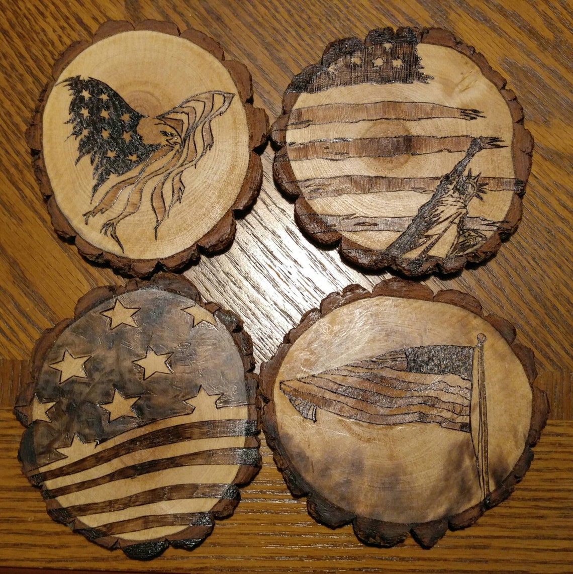 Standard Burn Wooden Coasters - Etsy