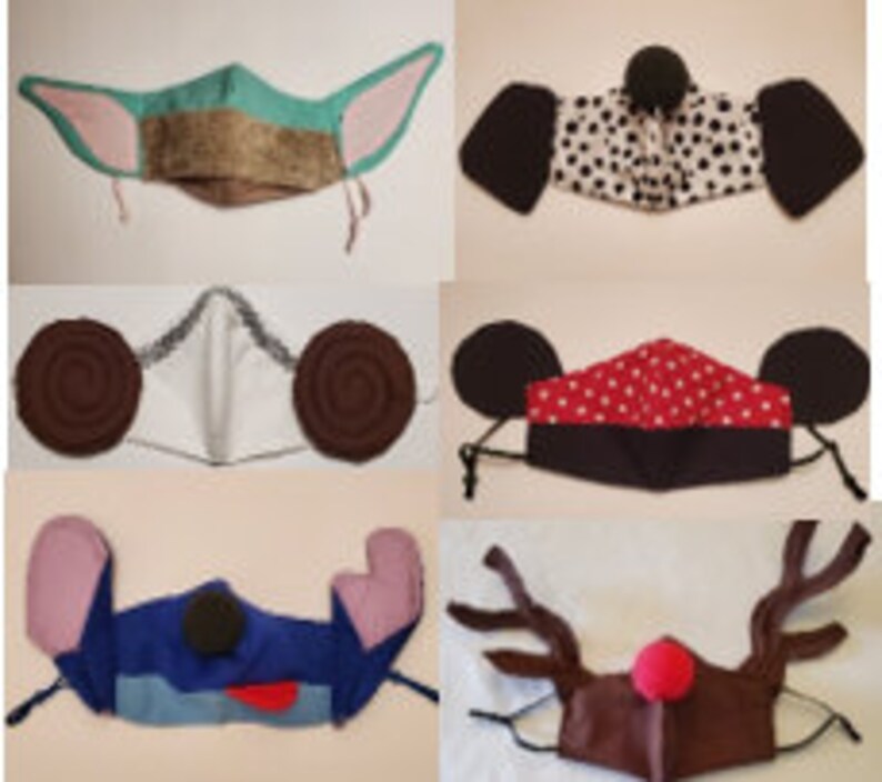 Baby Y Mask With Ears Original Design Limited Edition | Etsy