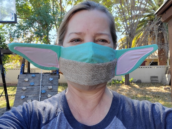 Baby Y mask with ears original design limited edition | Etsy