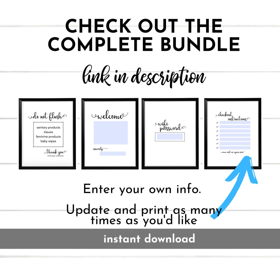 PRINTABLE Custom Welcome Note Welcome to Our Home Welcome | Etsy