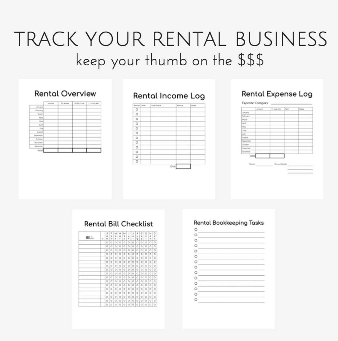 PRINTABLE Airbnb Airbnb Printable Printable Planner Pages | Etsy