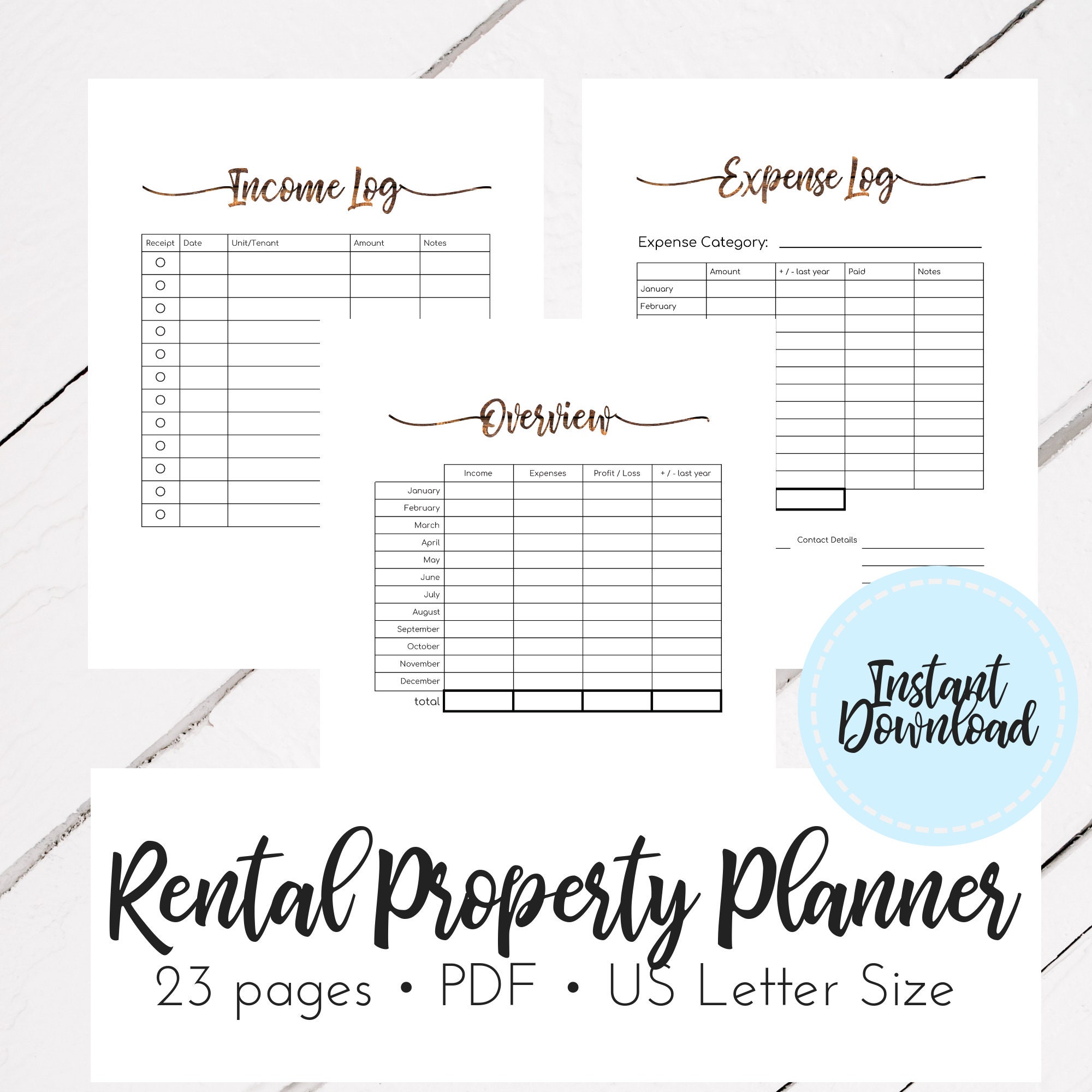 Rental Property Organizer Airbnb Printable Planner Air Bnb - Etsy