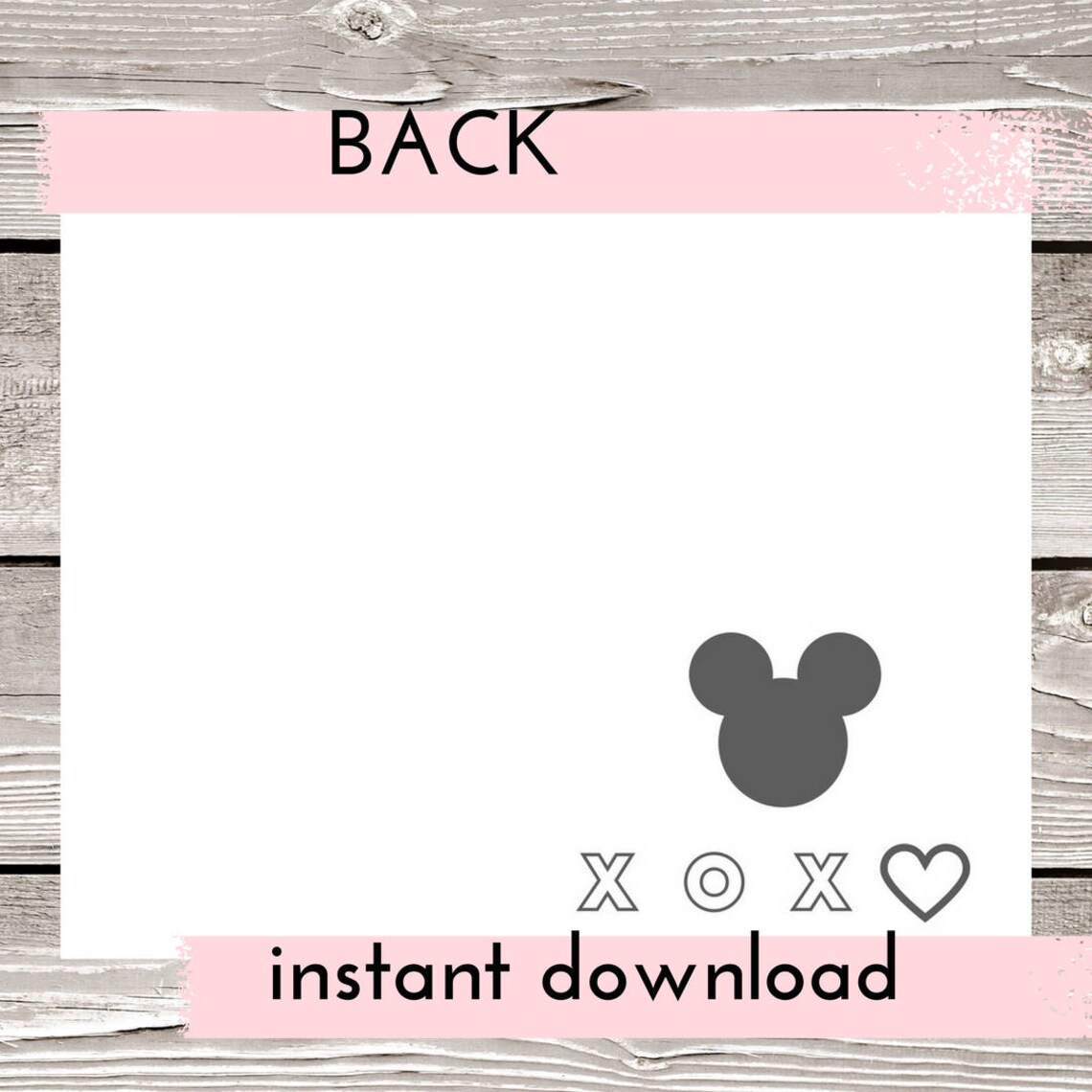 Disney Surprise Disney Card Printable Disney Trip Reveal | Etsy