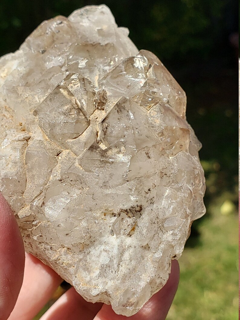 Handheld Elestial Smoky Quartz Crystal Brazil 308 Grams - Etsy