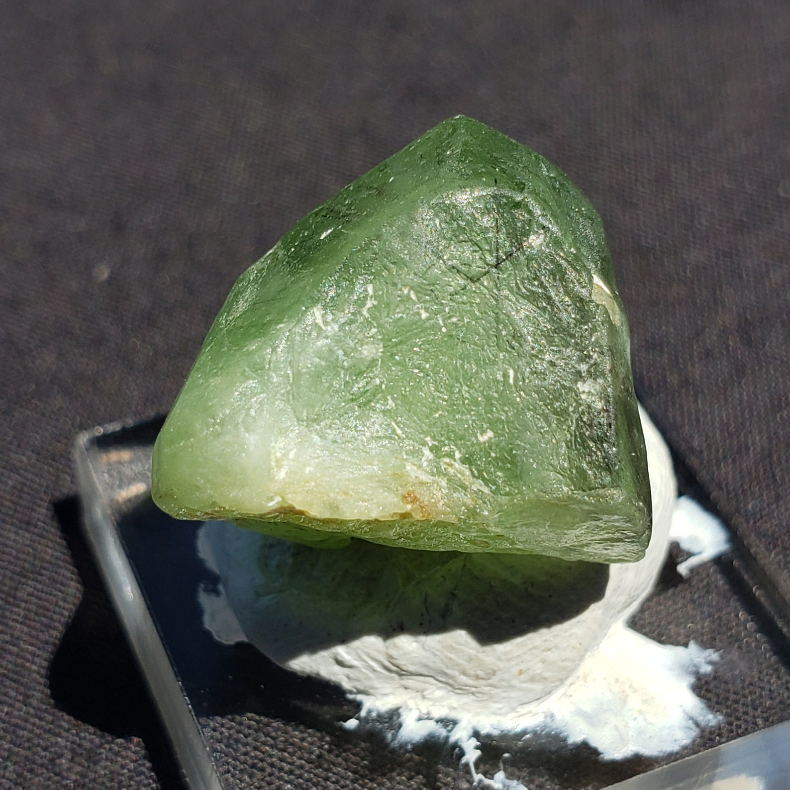 LUDWIGITE Inclusions Rough Peridot Terminated Crystal 6.3 | Etsy