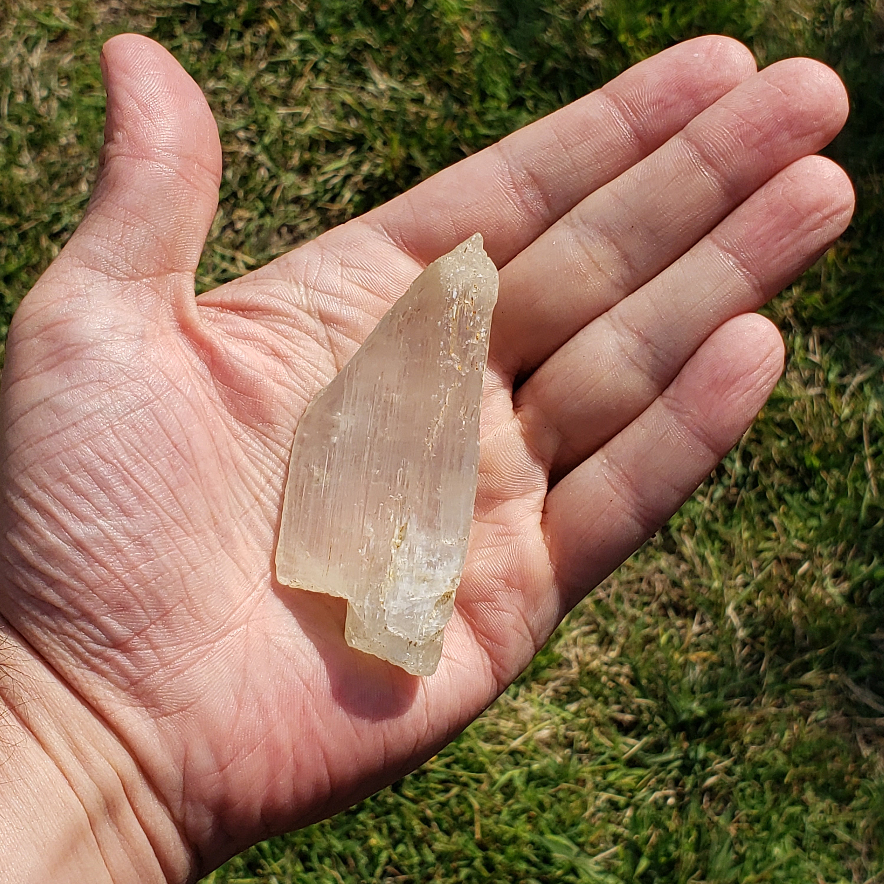 Natural Yellow Hiddenite Crystal Afghanistan 80.4 grams | Etsy