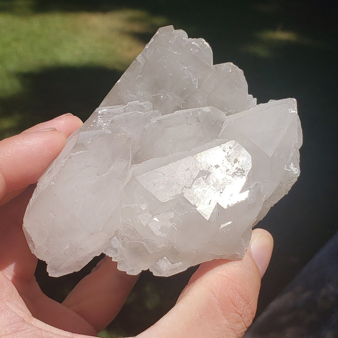 Elestial Quartz Crystal - Brazil - 348.2 Grams - Etsy