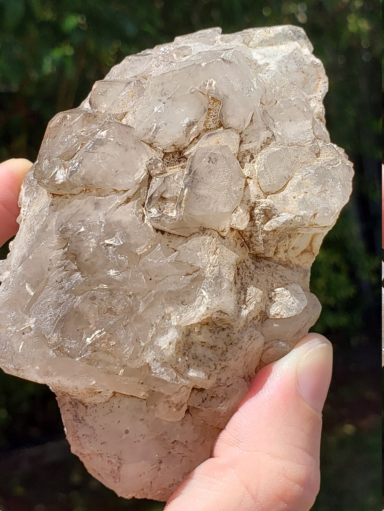 Handheld Elestial Smoky Quartz Crystal Brazil 308 Grams - Etsy