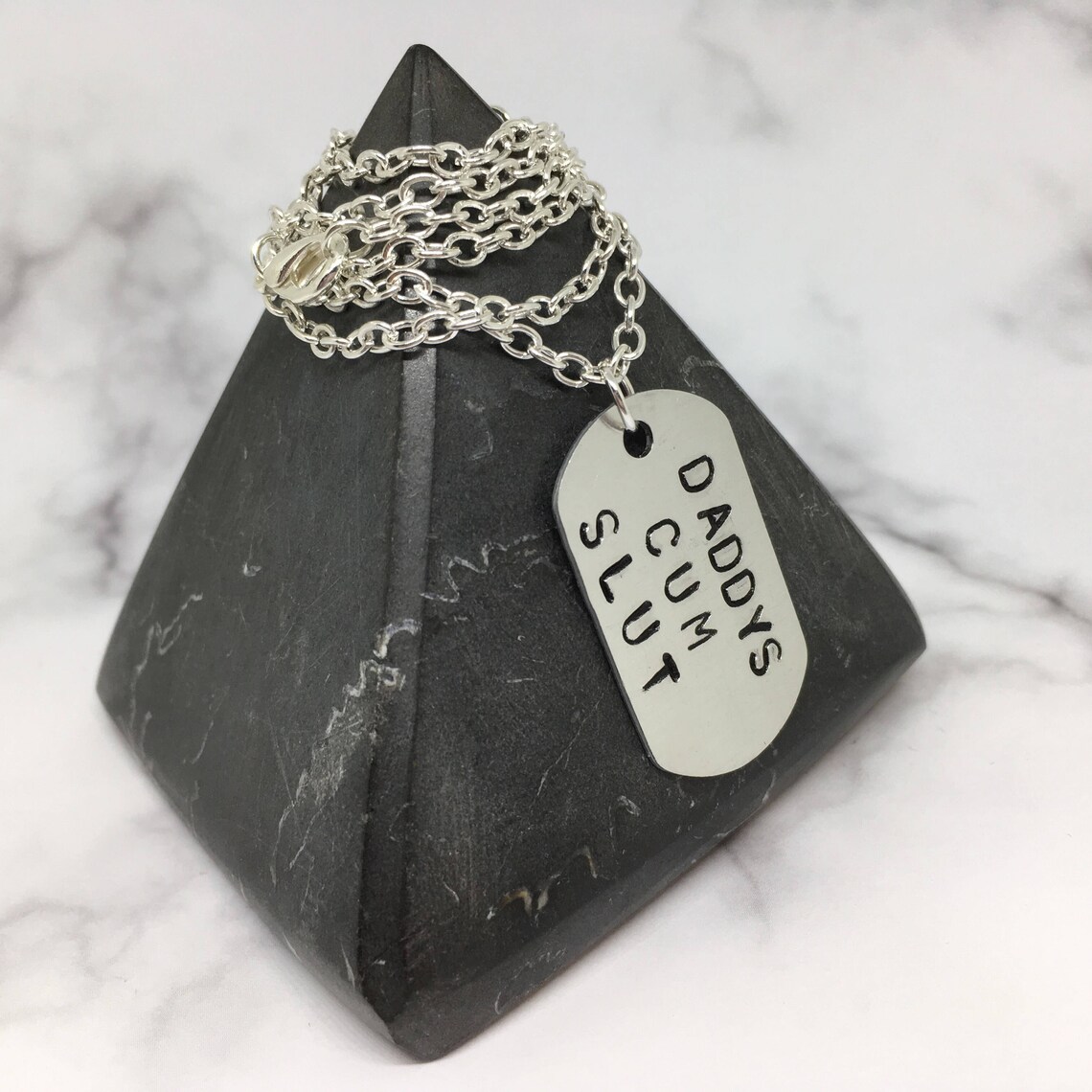 Mature Kink Accessories Daddy Daddys Cum Slut Necklace Etsy Australia