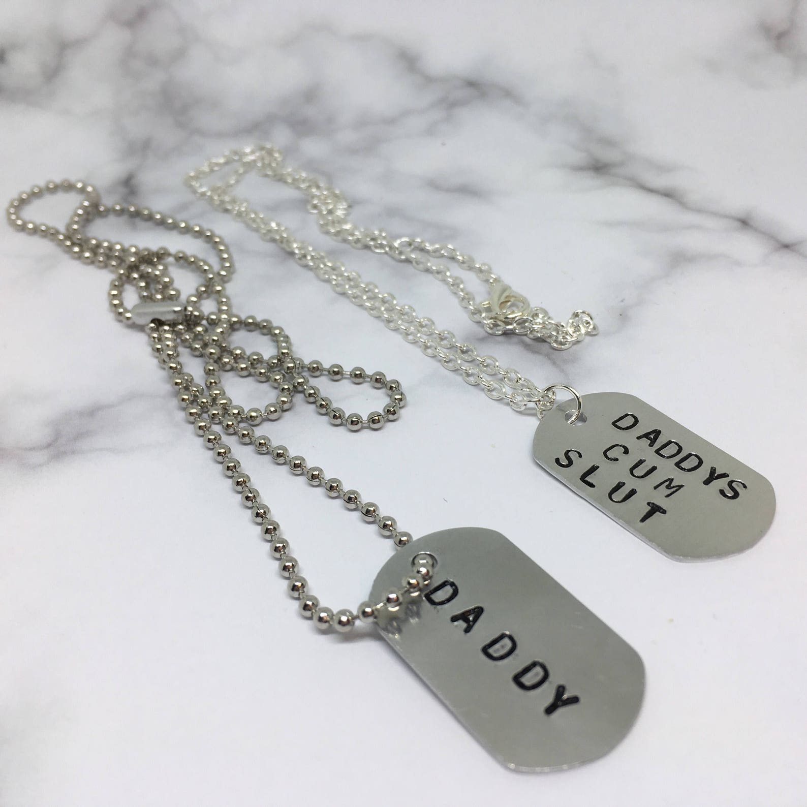 Mature Kink Accessories Daddy Daddys Cum Slut Necklace Etsy Australia