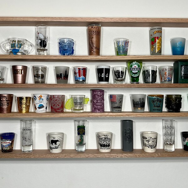 Shot Glass Display - Etsy