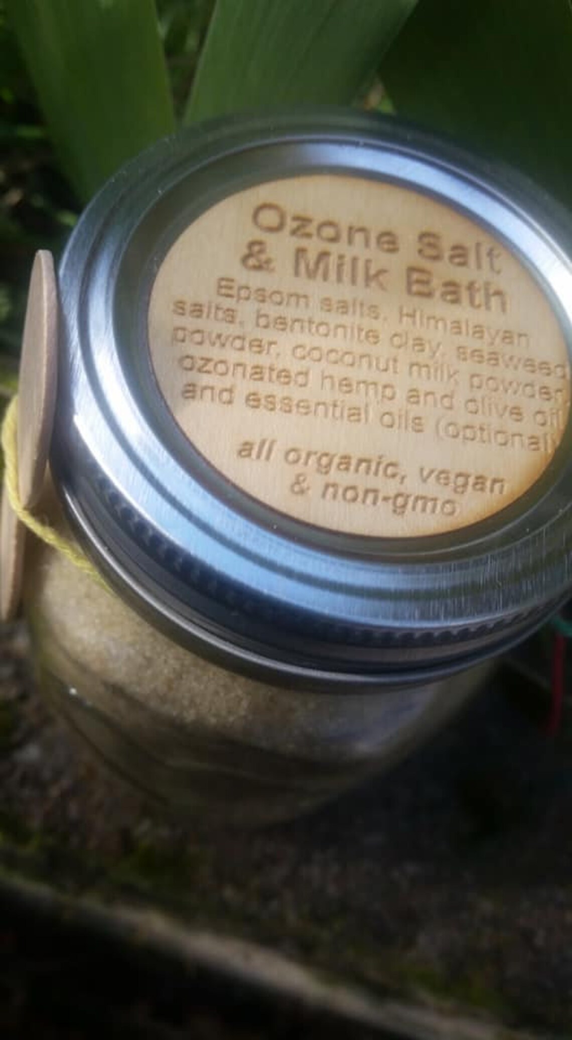 Ozone Salt & Milk Bath tesla Ozone Organic Vegan Nongmo - Etsy