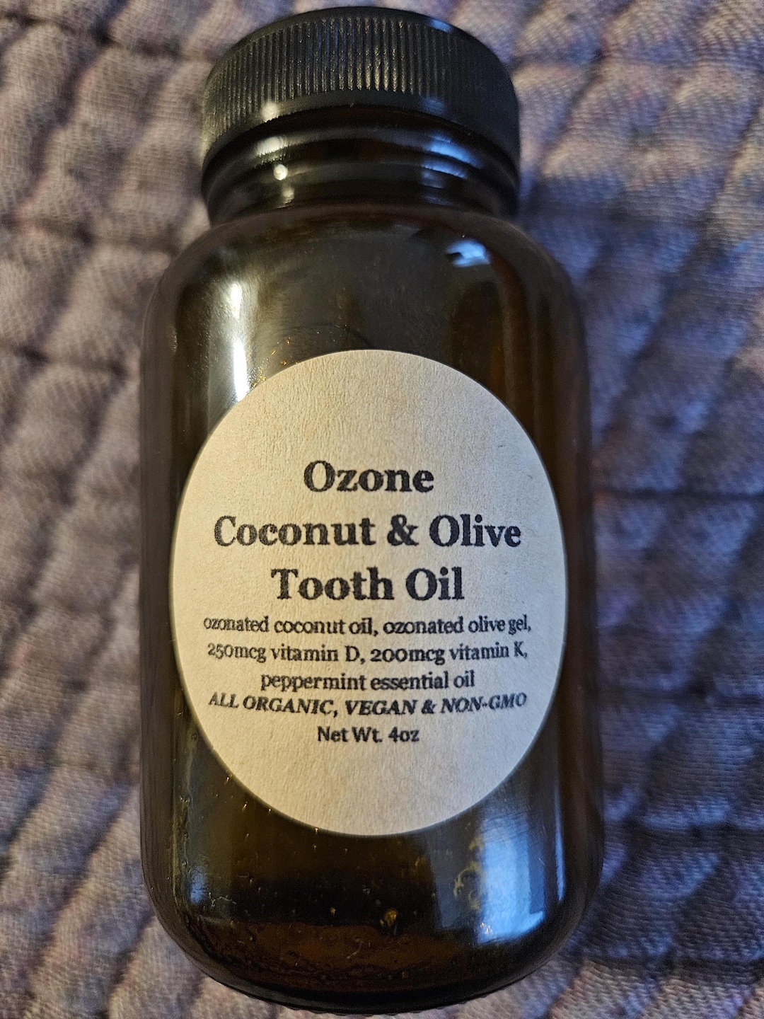 Ozone Coconut & Olive Tooth Oil (organic, Vegan, Non-gmo) Oil Pulling ...