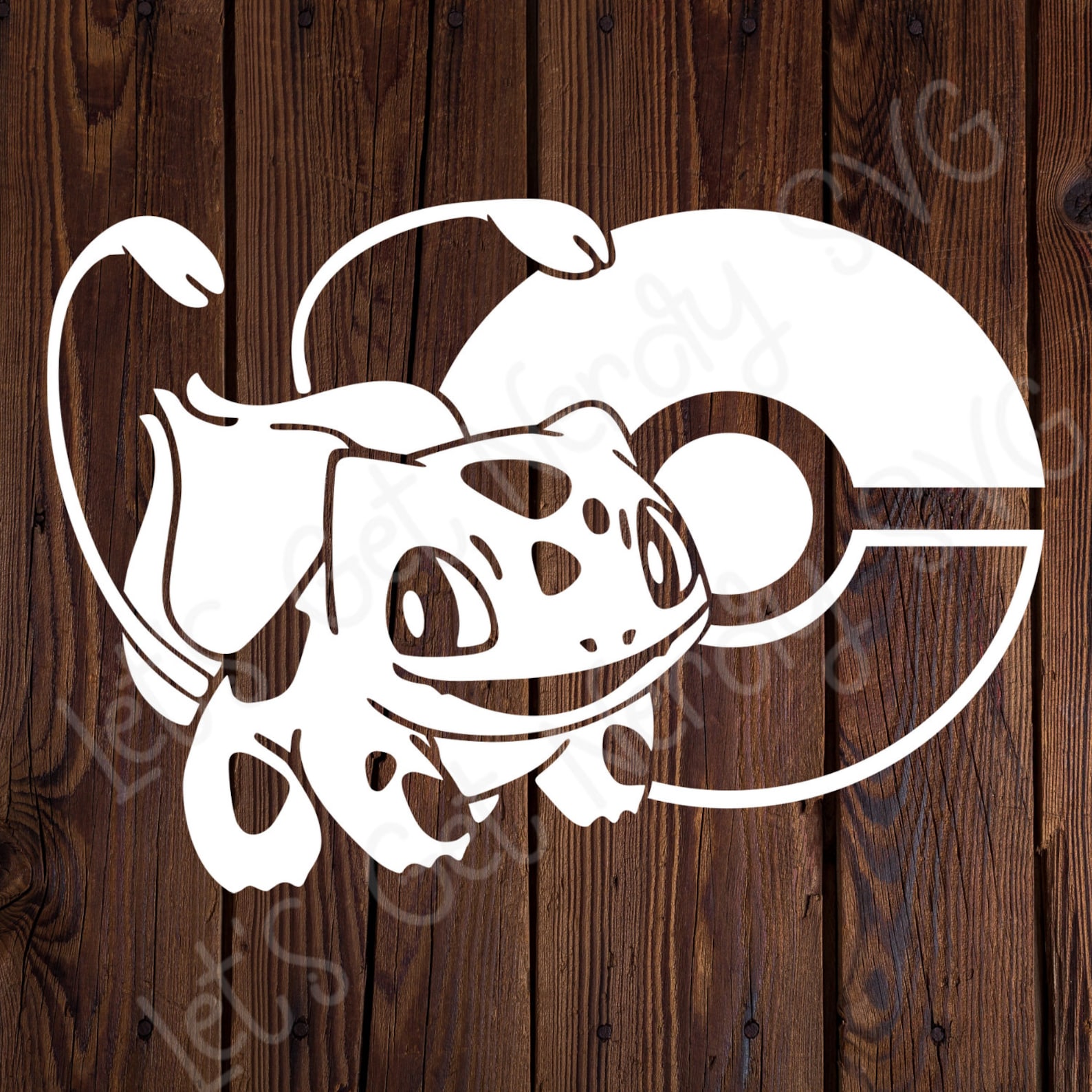 Bulbasaur With Pokeball SVG Pokemon Svg Dxf Pdf Png Jpg | Etsy Australia