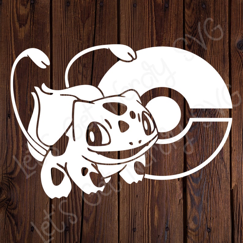 Bulbasaur With Pokeball SVG Pokemon Svg Dxf Pdf Png Jpg | Etsy Australia