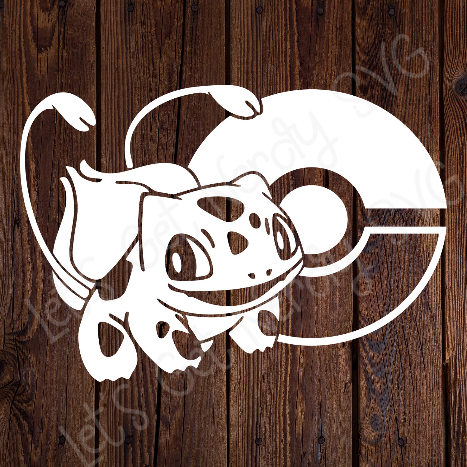 Bulbasaur with Pokeball SVG pokemon svg dxf pdf png jpg | Etsy