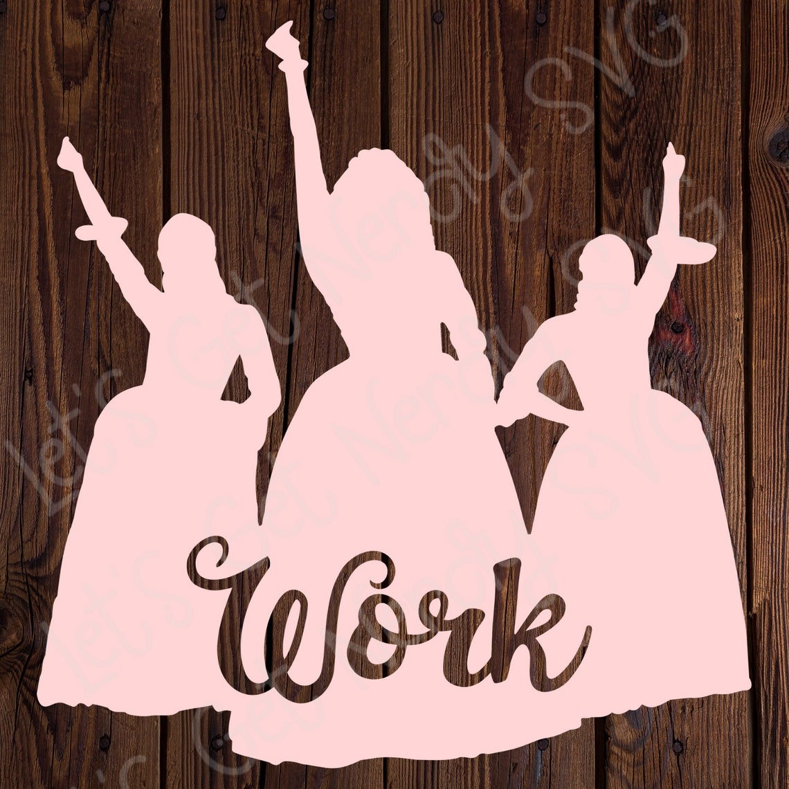 Schuyler Sisters Work - Hamilton Svg, Dxf, Pdf, Png, Jpg Clipart ...