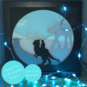 Hoth Shadow Box SVG - Digital Download Craft Svg, Png, Pdf - Star Wars ...