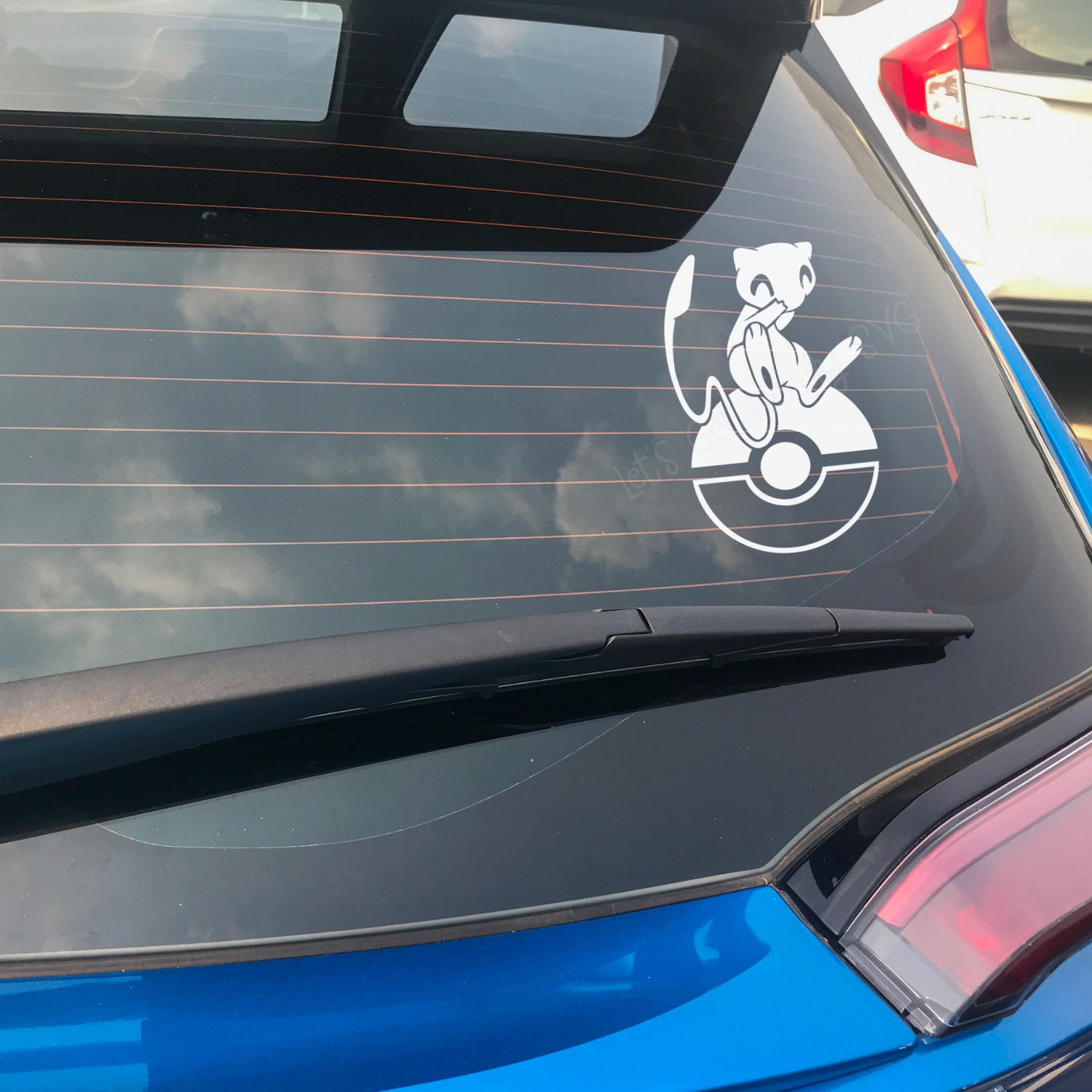 Mew With Pokeball SVG Pokemon Svg Dxf Pdf Png Jpg - Etsy