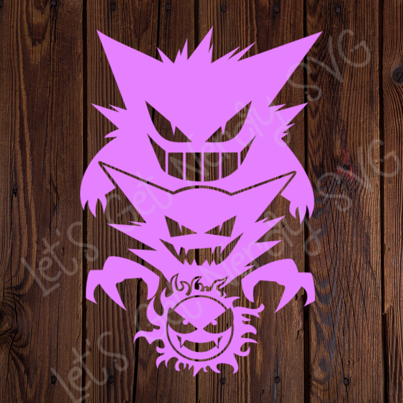Ghostly Trio SVG - Pokemon Svg, Dxf, Pdf, Png, Jpg Clipart - Digital ...