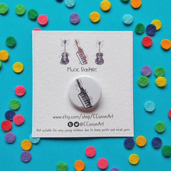 Keyboard Badge - Etsy