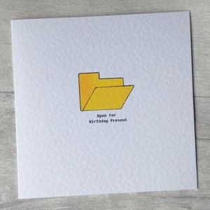 Computer Card, Computer Birthday Card, Funny Card for Dad, Computer ...