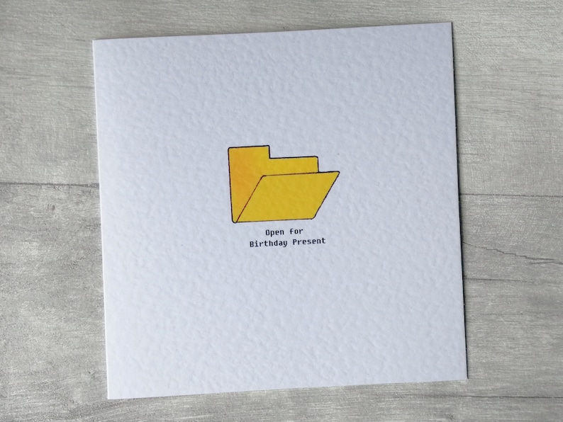 Computer Card Computer Birthday Card Funny Card for Dad - Etsy