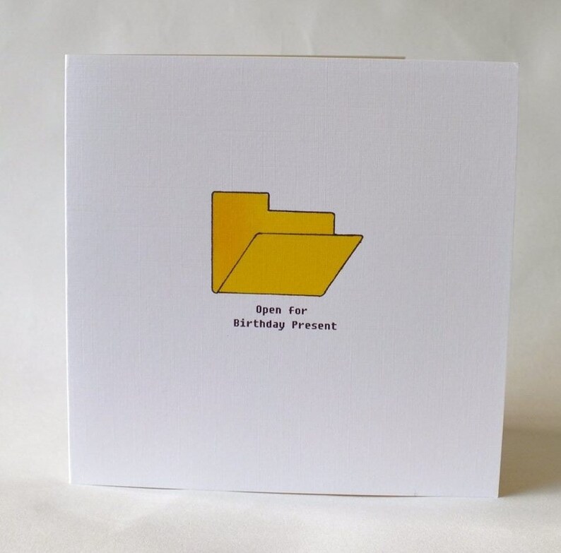 Computer Card Computer Birthday Card Funny Card for Dad | Etsy