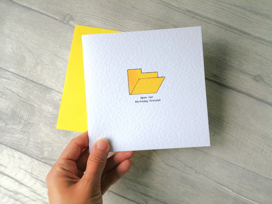 Computer Card, Computer Birthday Card, Funny Card for Dad, Computer ...