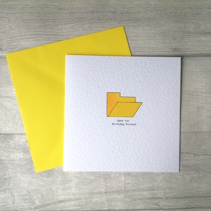 Computer Card, Computer Birthday Card, Funny Card for Dad, Computer ...