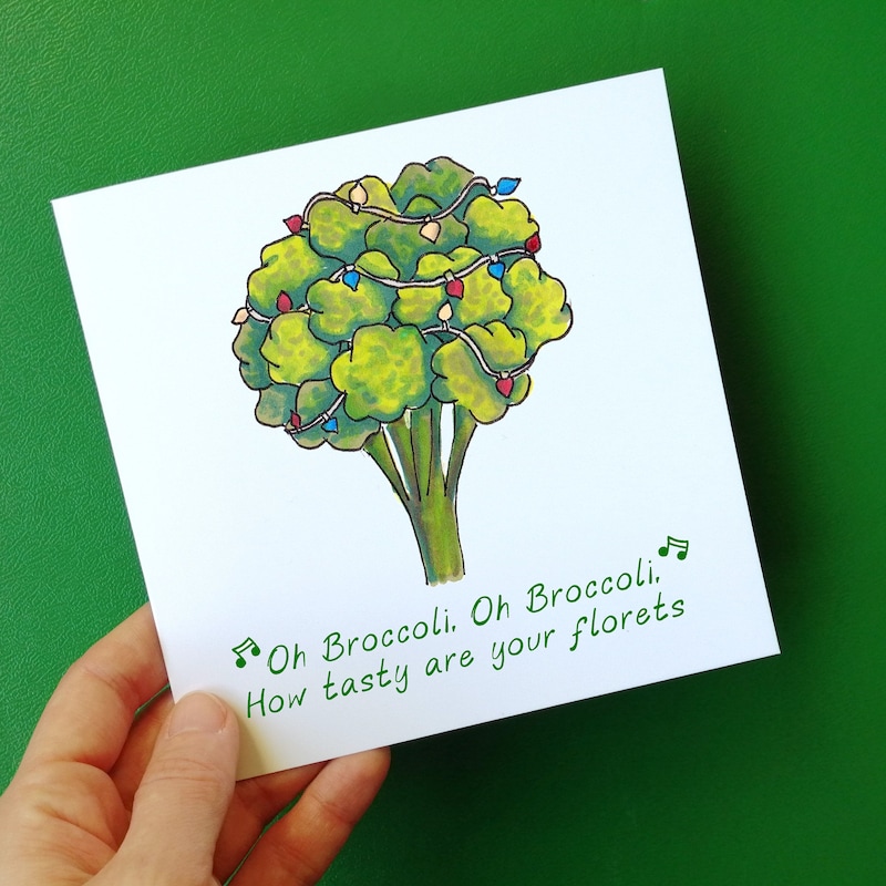Vegetable Cards - Etsy