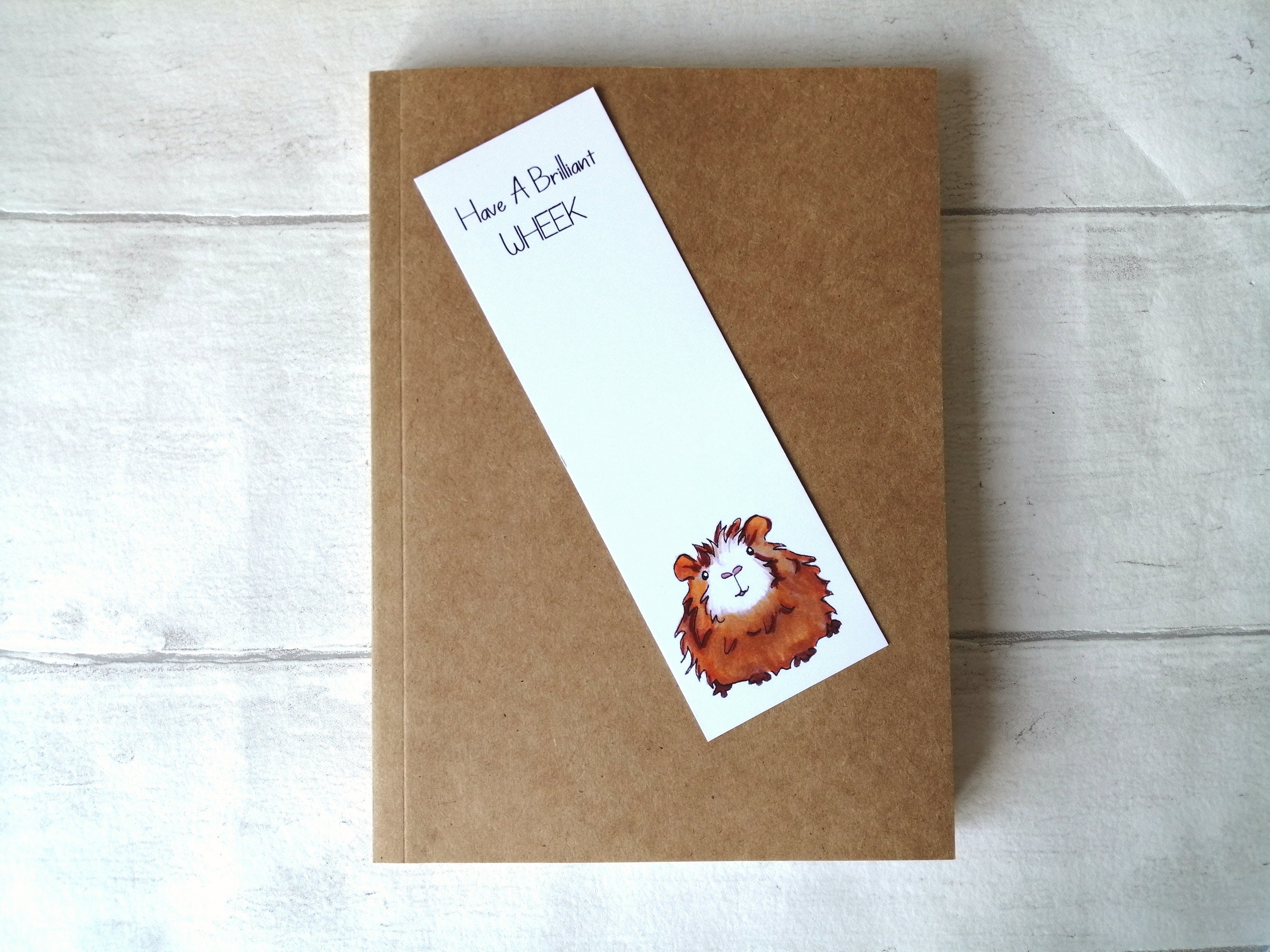 Guinea Pig Bookmark, Personalised Book Lover Gift, Guinea Pig Gift for ...