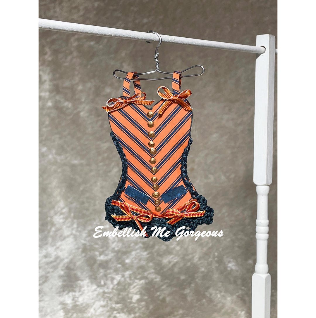 Miniature> Lady Colin ~ Corset Bustier Regency Victorian ~ Hanger ...