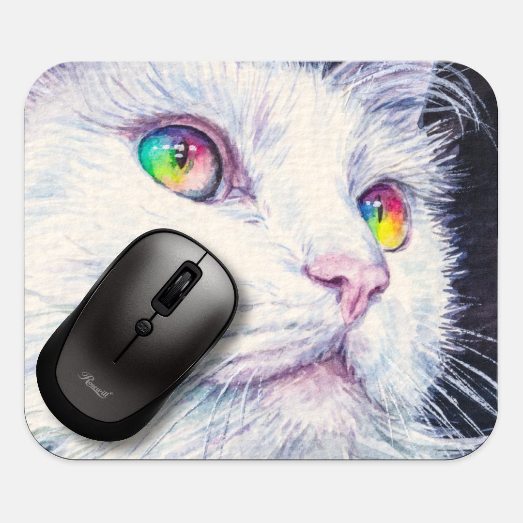 Cats Mouse Pad, 9"x8" Funny Cat Kitten Animal Mouse Pad, Tech Desk ...