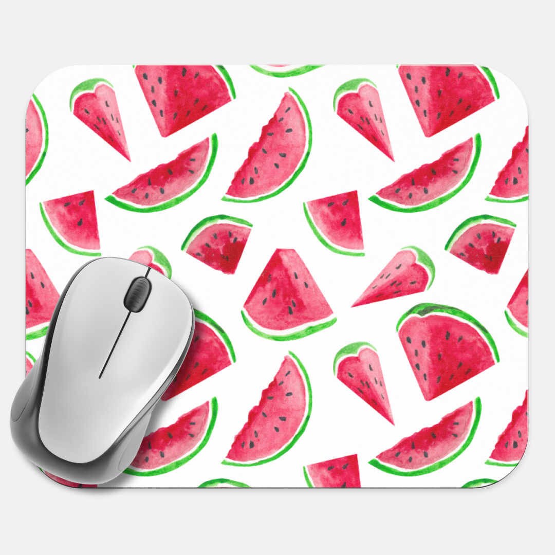 Watermelon Mouse Pad, 9"x8" Tropical Fruit Food Mouse Pad, Tech Desk ...