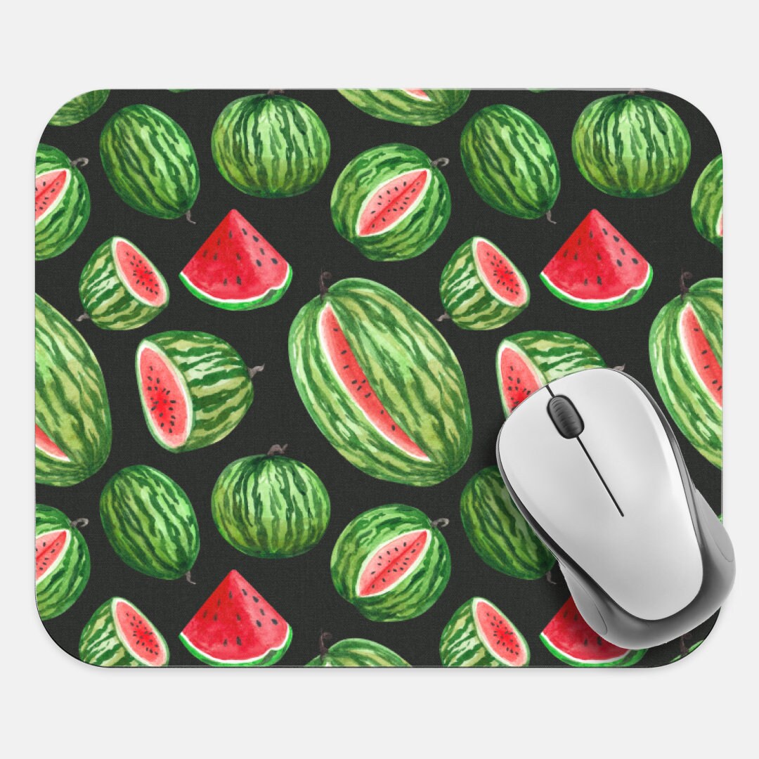 Watermelon Mouse Pad, 9"x8" Tropical Fruit Food Mouse Pad, Tech Desk ...