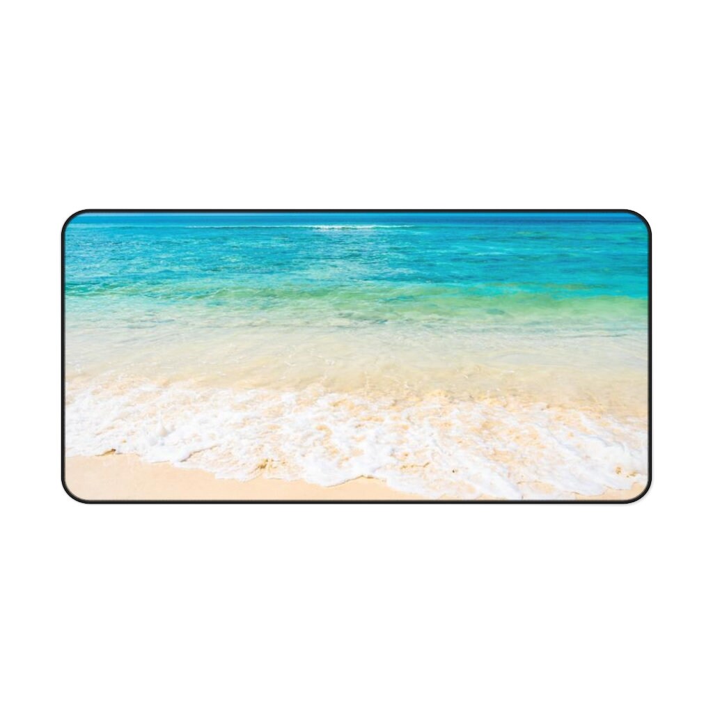 LARGE Ocean Waves Desk Mat 3 Sizes Non Slip Desk Pad Office - Etsy
