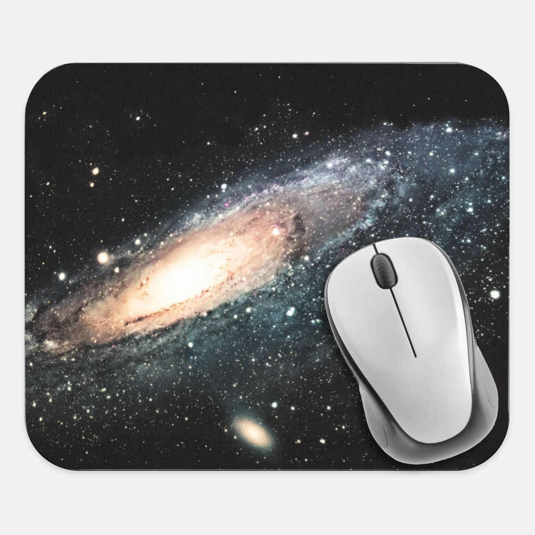 Galaxy Mouse Pad, 9"x8" Galaxy Space Stars Mouse Pad, Tech Desk ...