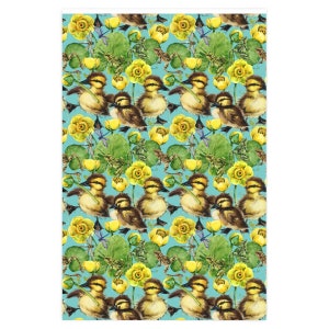 Ducklings Wrapping Paper, Two Sizes, Sustainably Sourced, Party ...