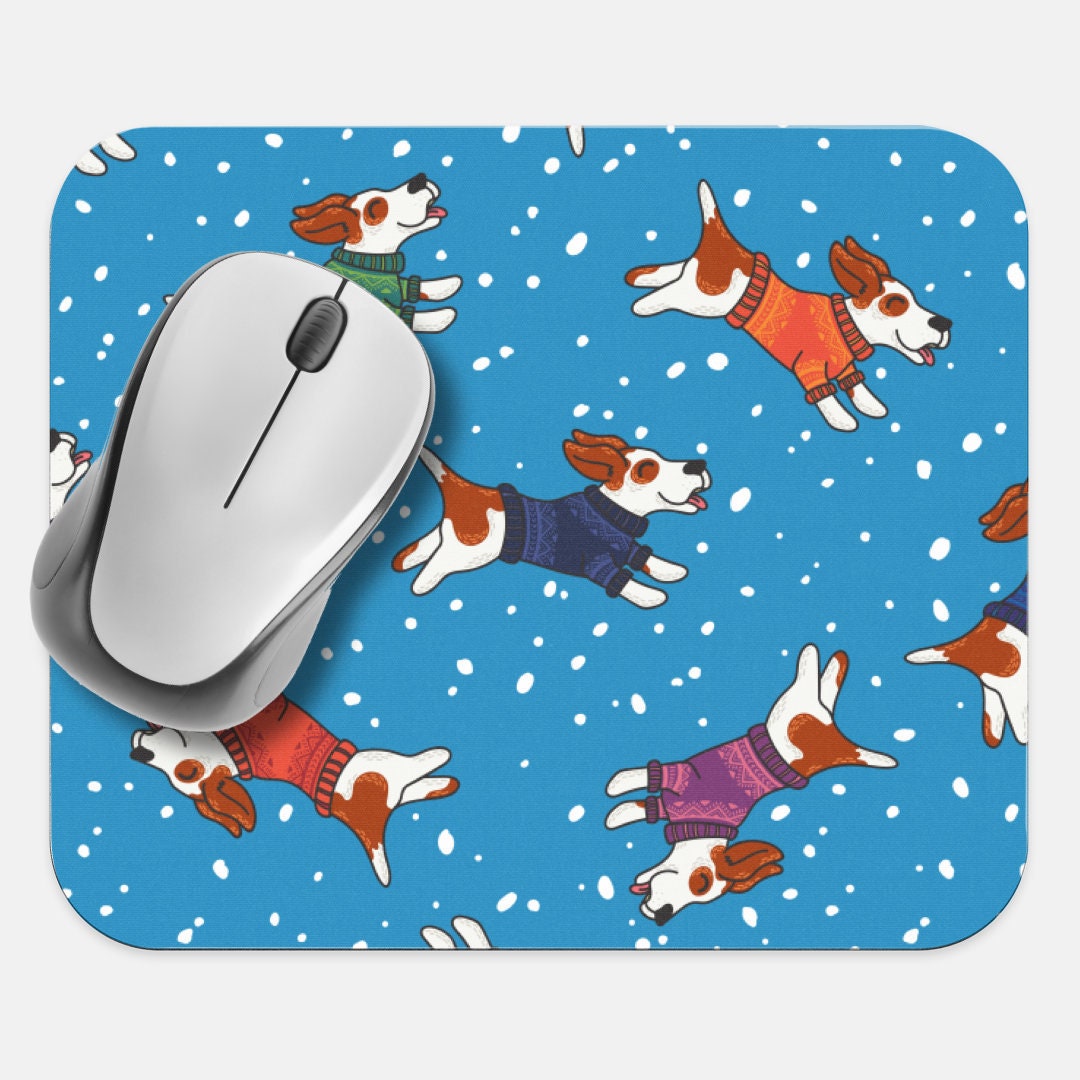 Cute Dogs Mouse Pad, 9"x8" Inch Pug Chihuahua Animal Print Mouse Pad ...