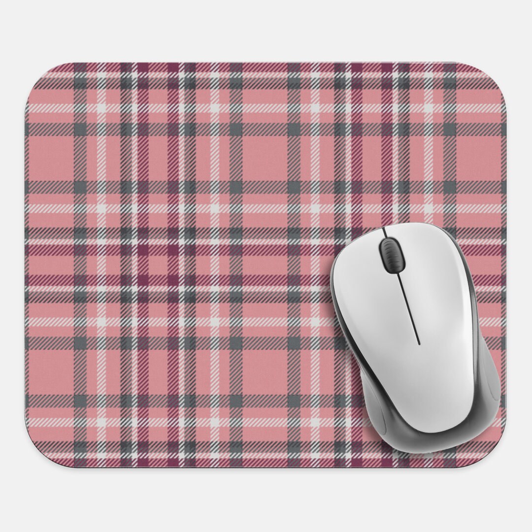 Tartan Plaid Mouse Pad, 9"x8" Plaid Tartan Mouse Pad, Tech Desk Office ...