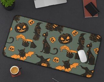 Scary Little Pumpkin Desk Mats Mouse Pad 12x18 Halloween - Etsy