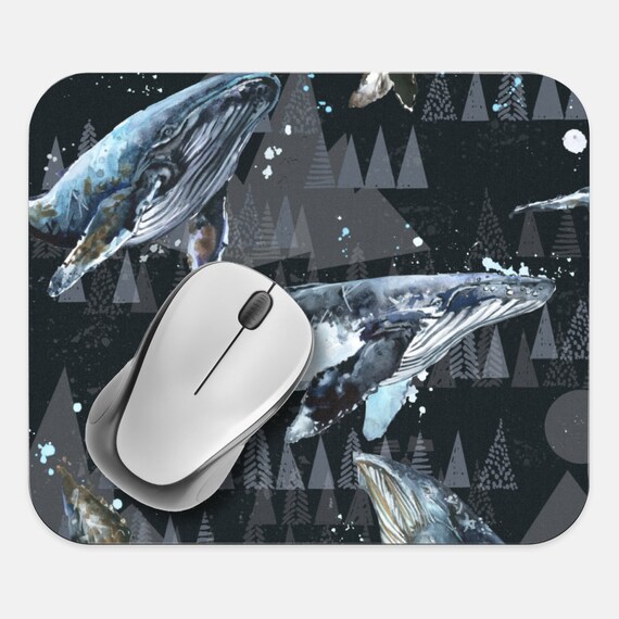 Whale Mouse Pad 9x8 Animal Coral Reef Ocean Fish - Etsy